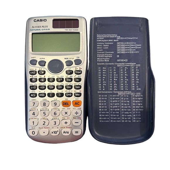 Casio | Other | Casio Fx15es Plus Natural Cpam Calculator Preowned ...